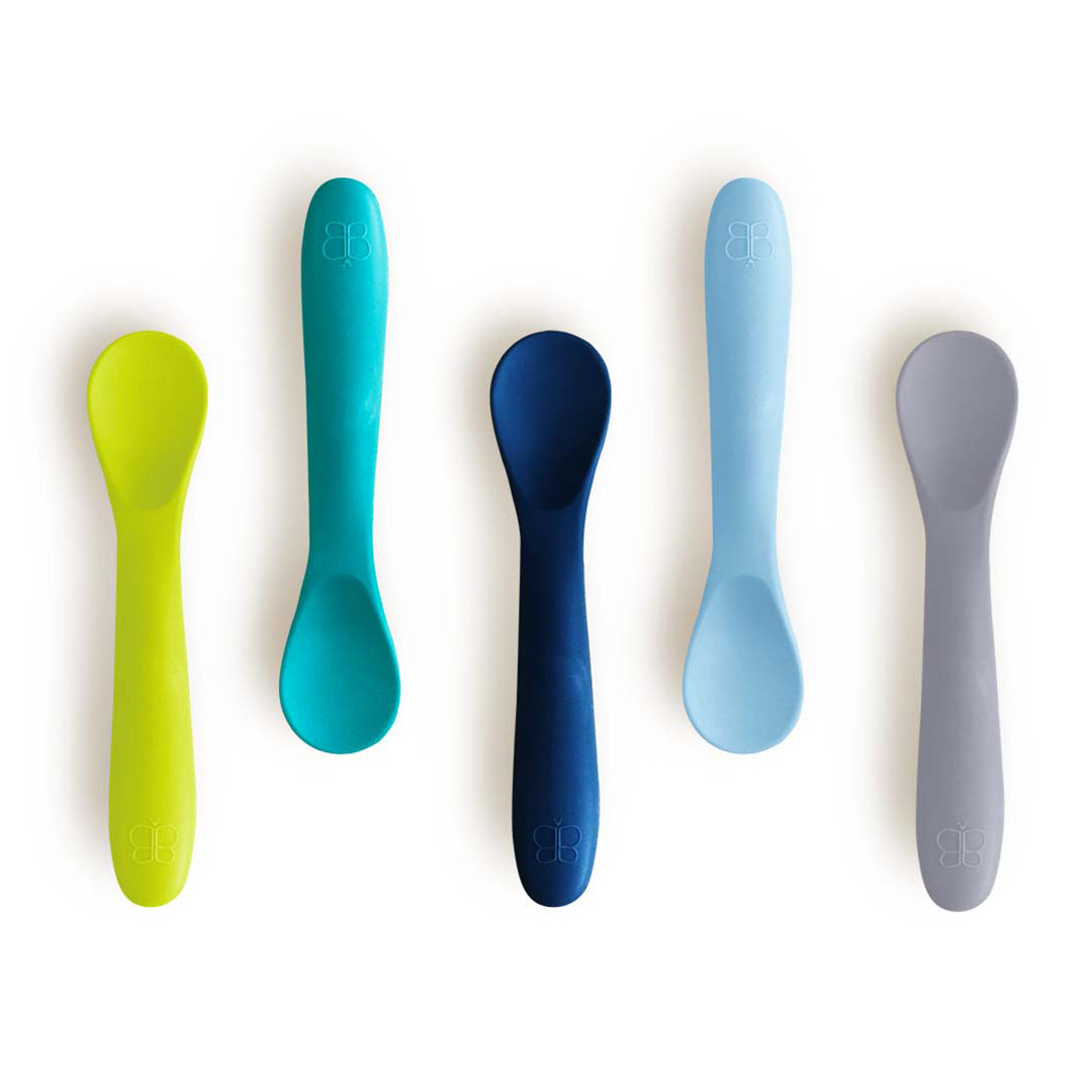 Spoön: Set of 5 Silicone Spoons – Bblüv Canada